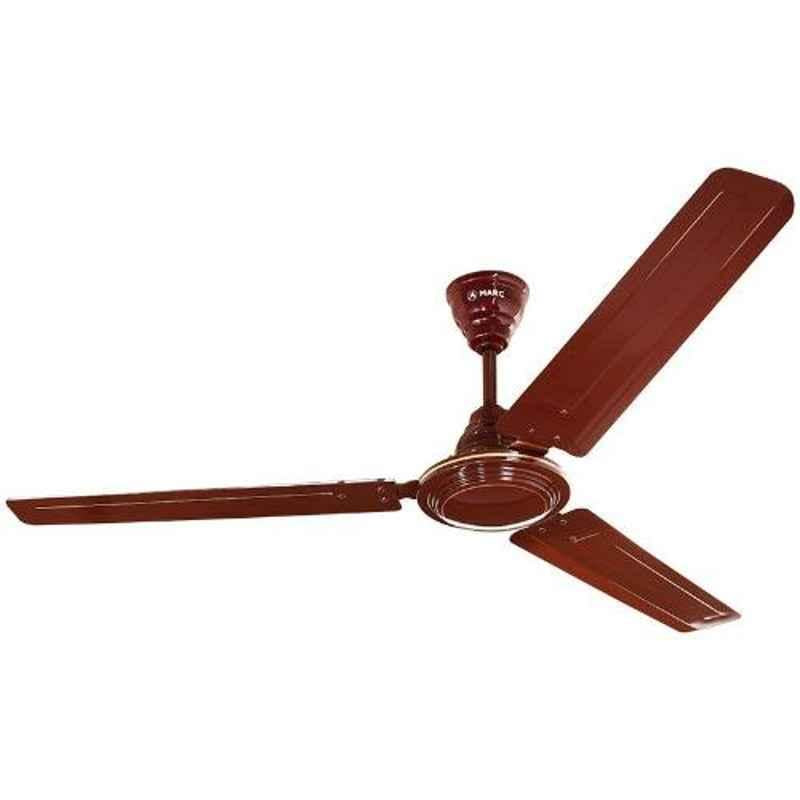 Buy Marc Rev 75W Brown Ceiling Fan, Sweep: 1200 mm - infernocart