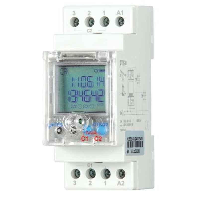 Buy Entes 16A 190-260VAC Astronomical Timer with 32 Programs, DTR10t ...